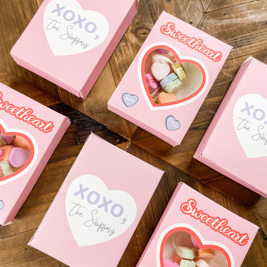 DIY Conversation Hearts Box – Modern DIY Bride