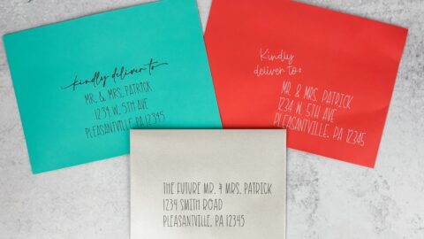 Learn to Address Envelopes With a Cricut – Modern DIY Bride